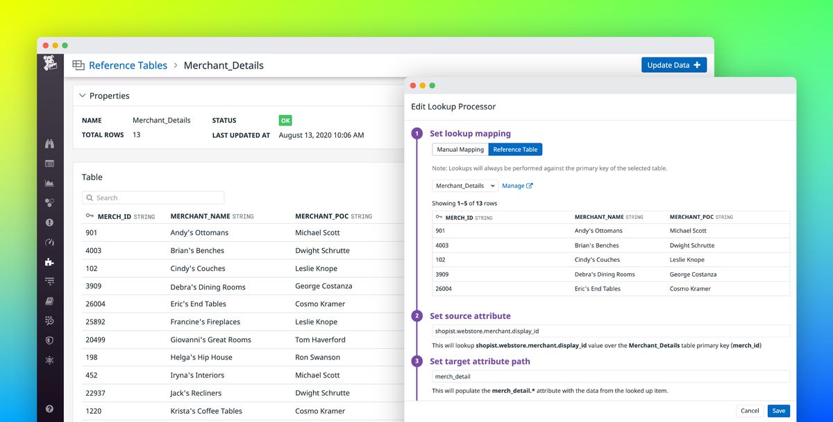 Add more context to your logs with Reference Tables | Datadog